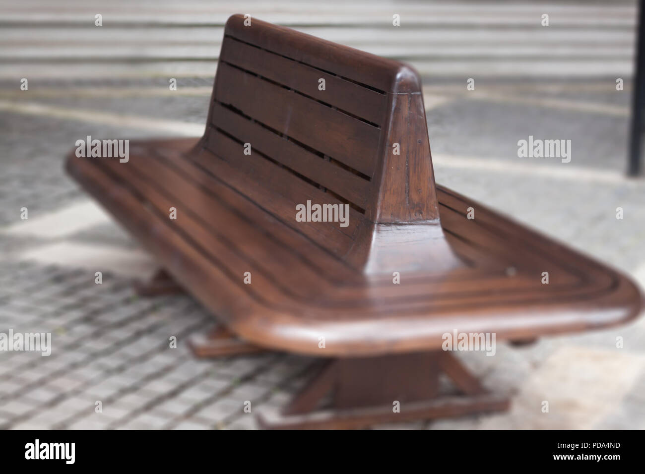 Wooden bench in the park, stock photo Stock Photo - Alamy