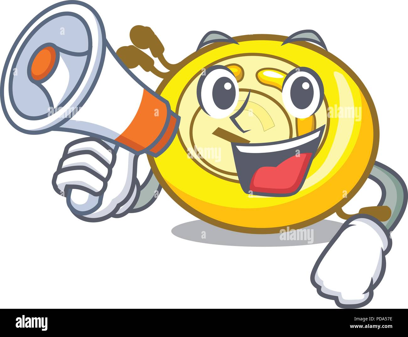 With megaphone CD player character cartoon Stock Vector Image & Art - Alamy
