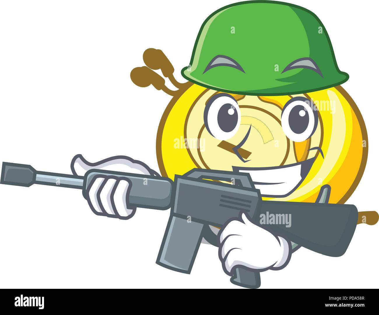 Army CD player character cartoon Stock Vector Image & Art - Alamy