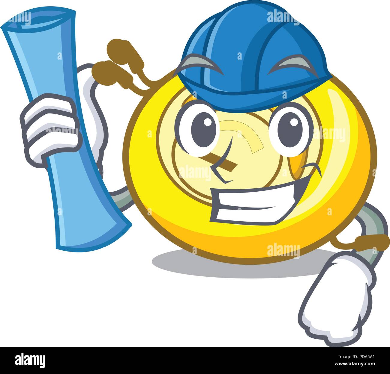 Architect CD player character cartoon Stock Vector Image & Art - Alamy