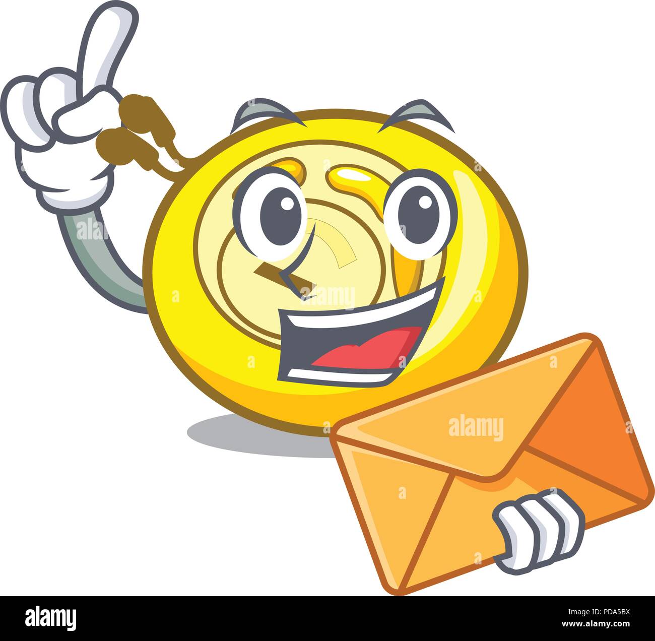 With envelope CD player character cartoon Stock Vector Image & Art - Alamy