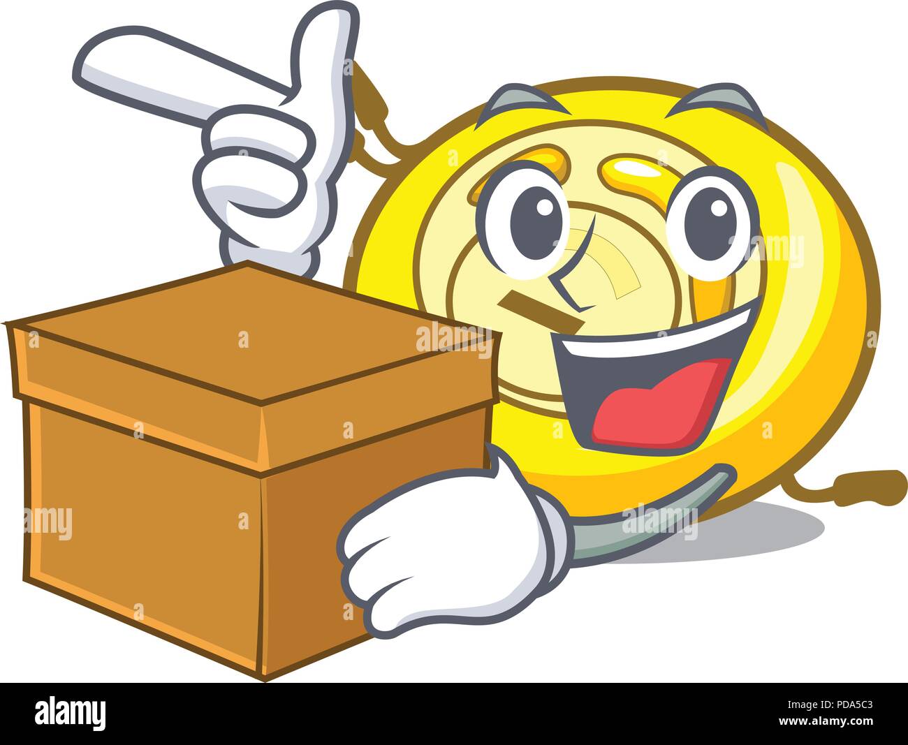 With box CD player character cartoon Stock Vector Image & Art - Alamy