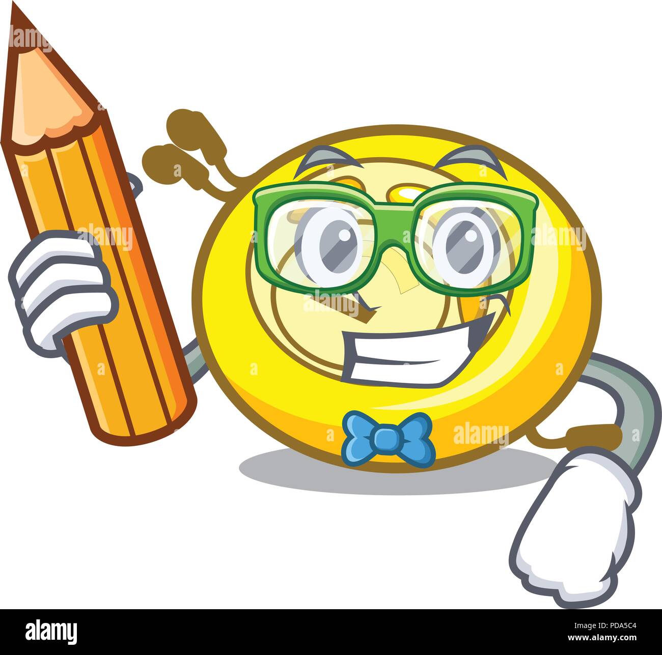 Student CD player character cartoon Stock Vector Image & Art - Alamy