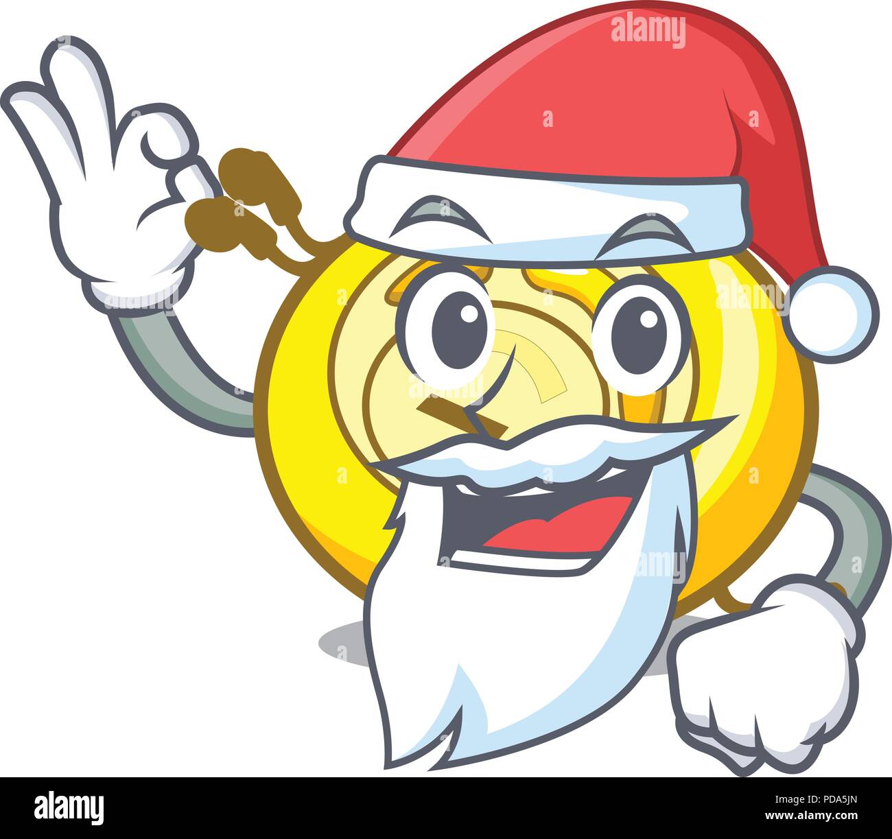Santa CD player mascot cartoon Stock Vector Image & Art - Alamy