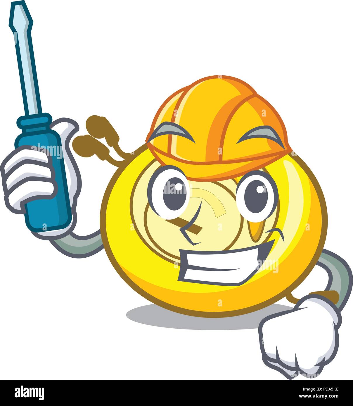 Automotive CD player mascot cartoon Stock Vector Image & Art - Alamy