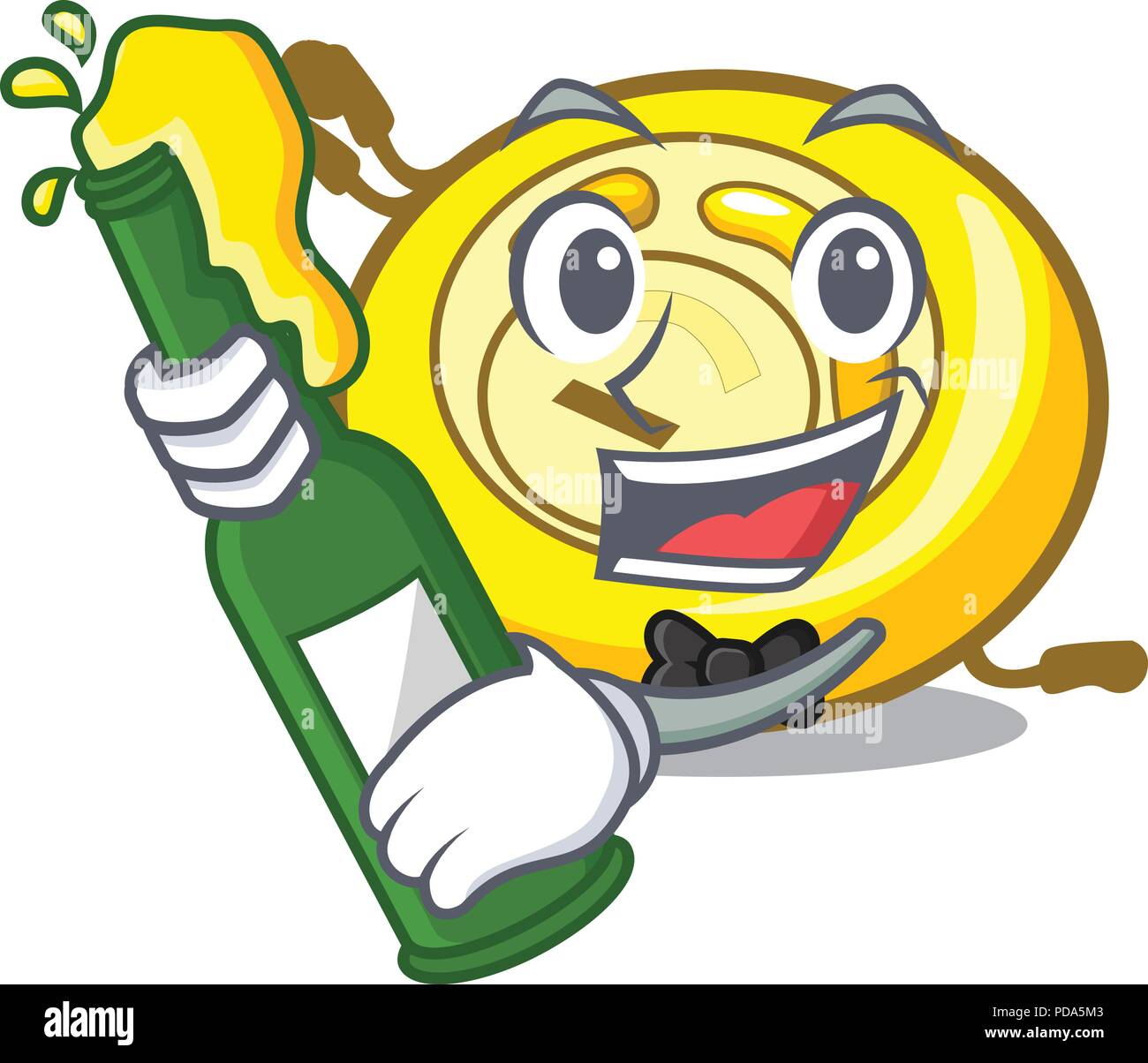 With beer CD player mascot cartoon Stock Vector Image & Art - Alamy