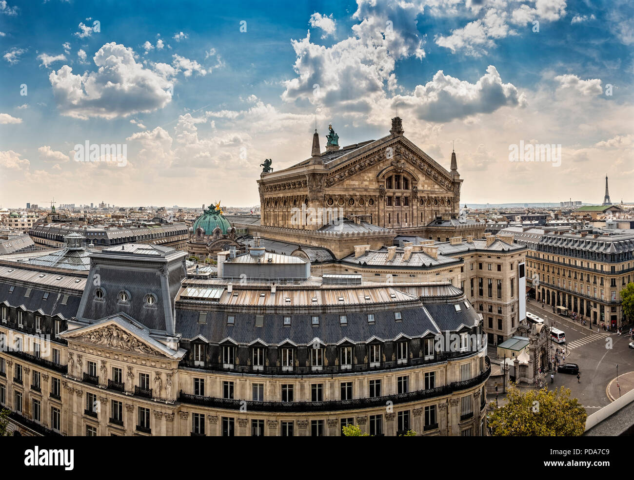 Opera paris aerial hi-res stock photography and images - Alamy