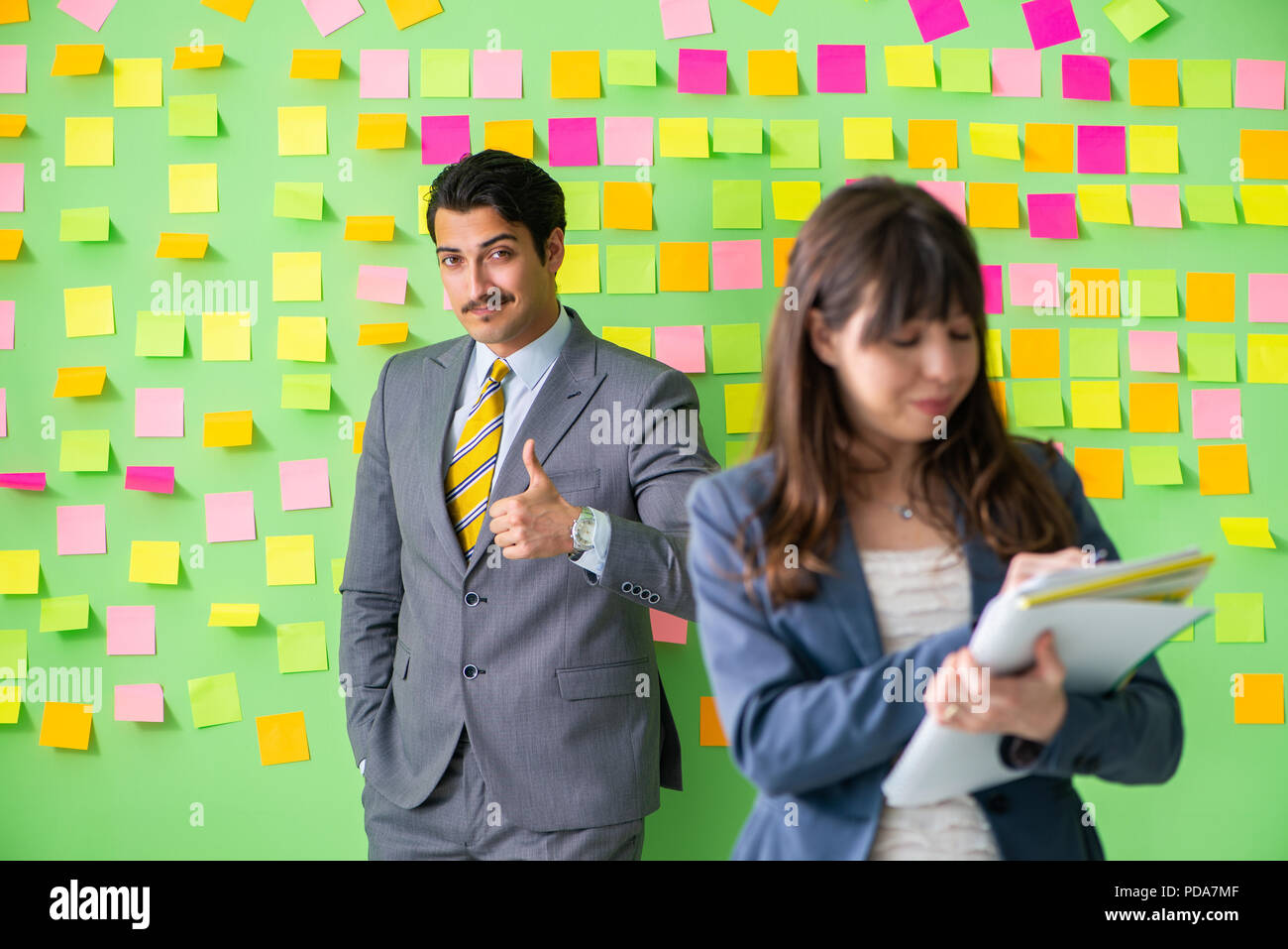 Business colleagues discussing future priorities Stock Photo - Alamy