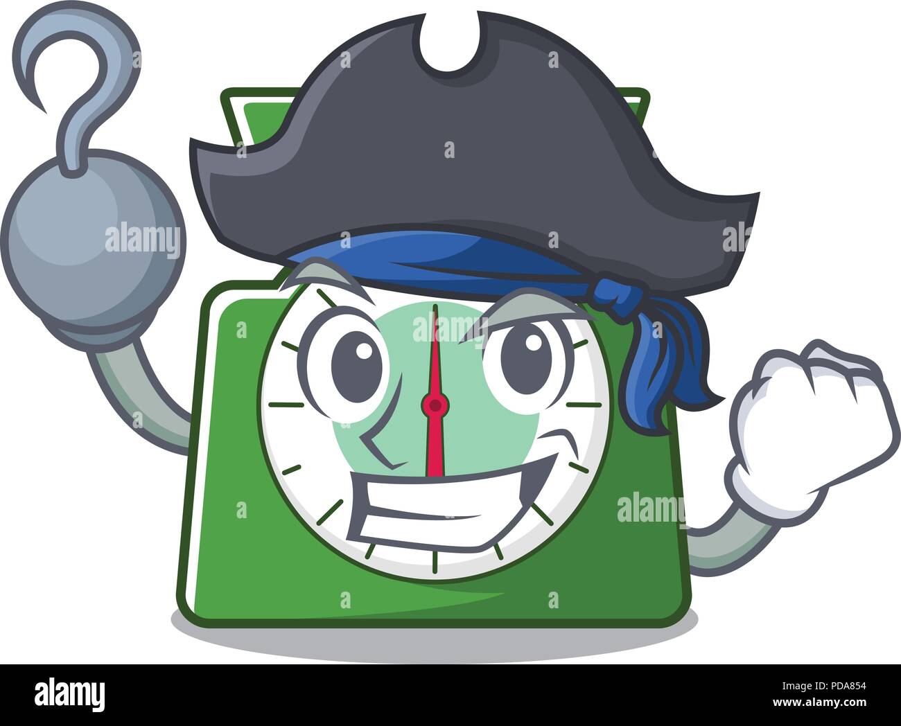 Pirate kitchen scale character cartoon Stock Vector Image & Art - Alamy