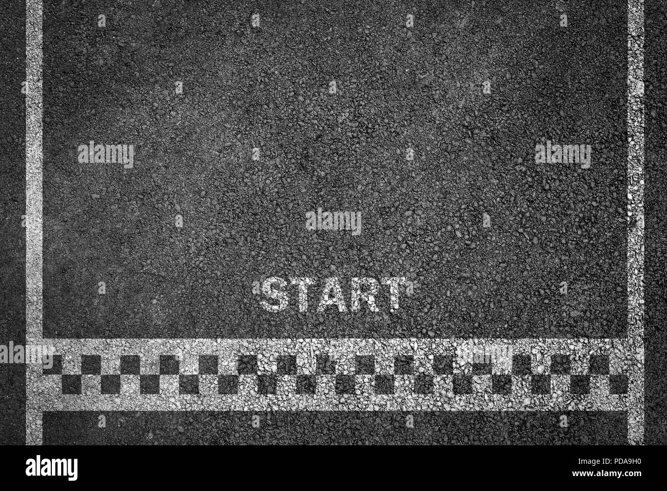 Start line racing background Stock Photo - Alamy
