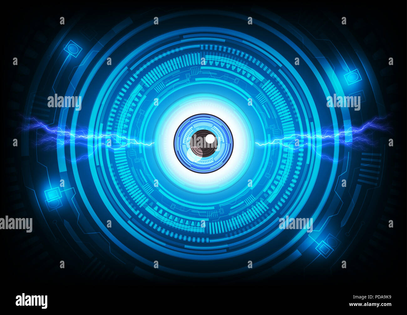 Abstract eye background. Futuristic technology style Stock Photo - Alamy