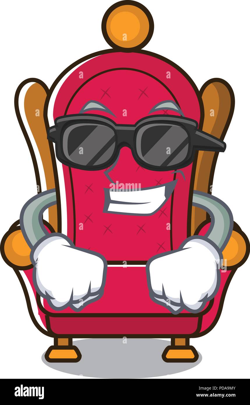 Super cool king throne character cartoon Stock Vector Image & Art - Alamy