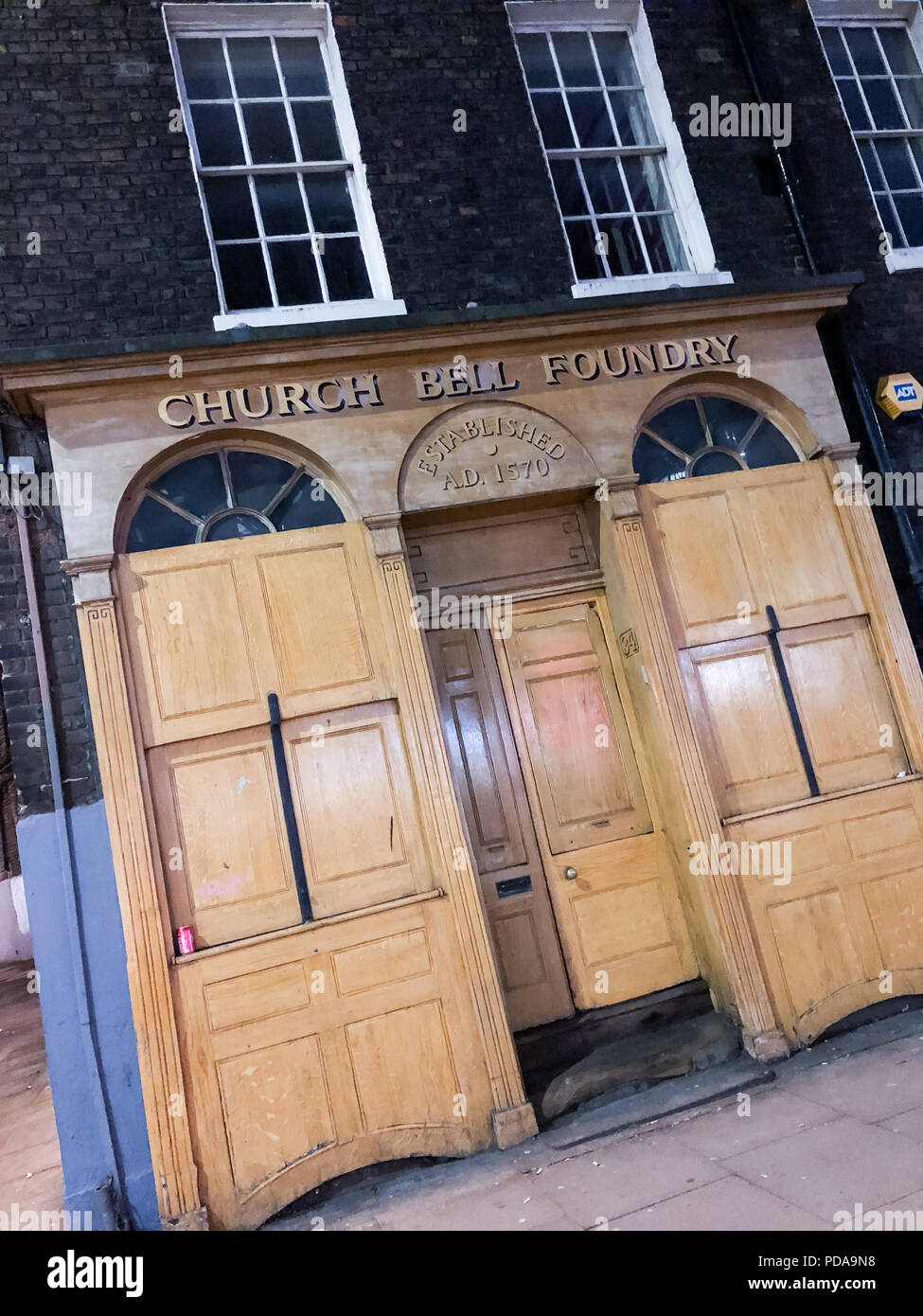 The former Whitechapel Bell Foundry, London Stock Photo - Alamy