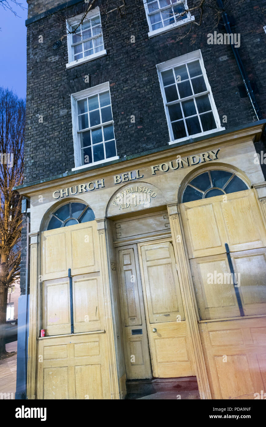 The former Whitechapel Bell Foundry, London Stock Photo - Alamy