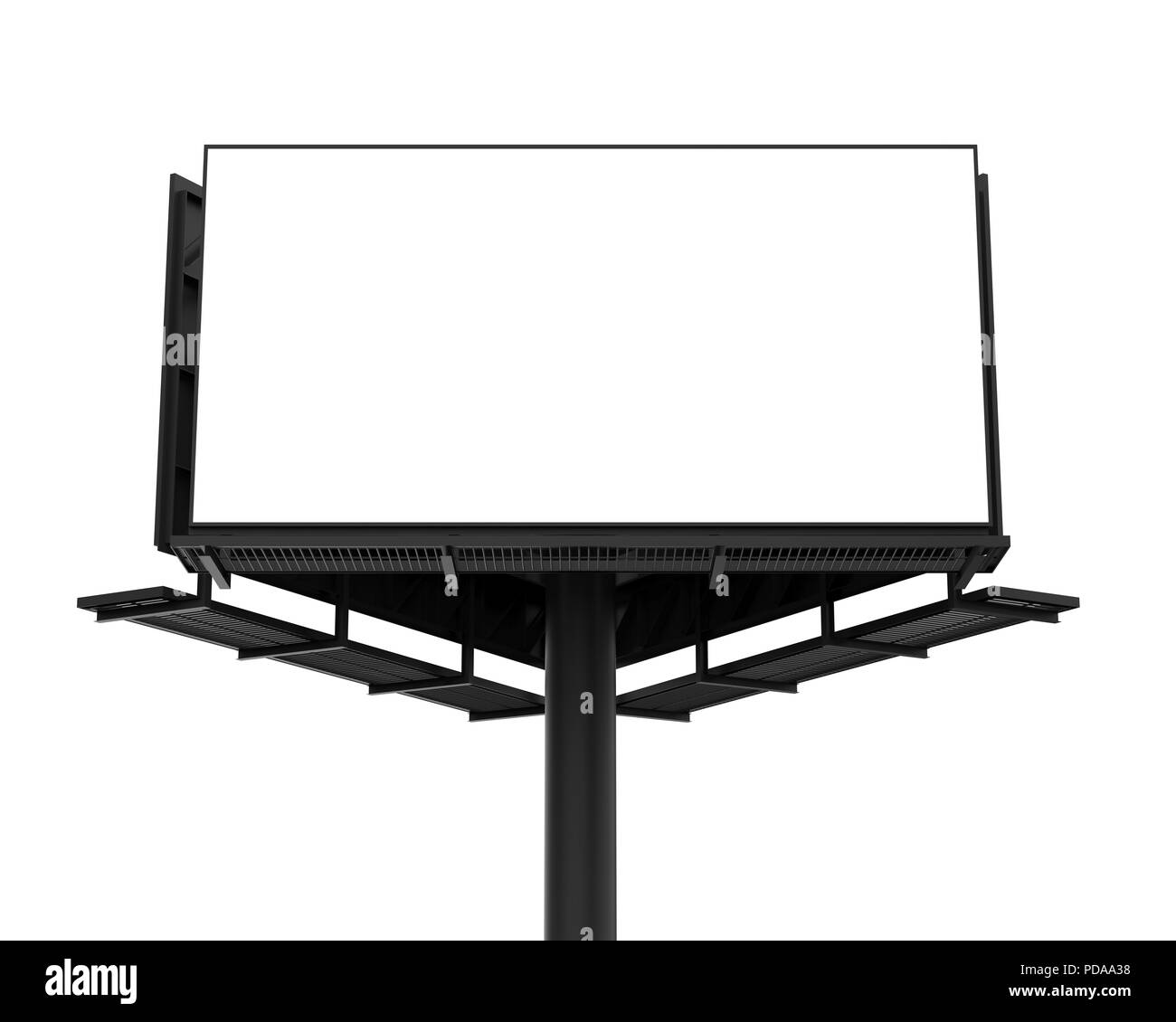 Blank Billboard Isolated Stock Photo - Alamy