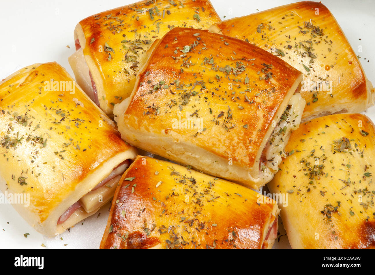 Brazilian Snack with cheese and ham Stock Photo - Alamy