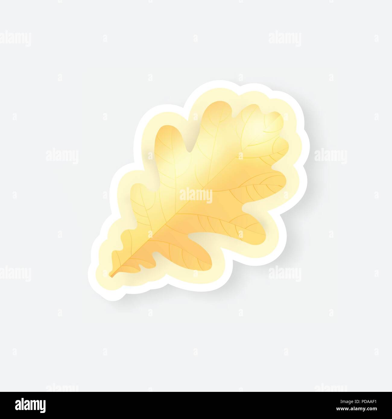 Old leaf ready to fall Stock Vector Images - Alamy