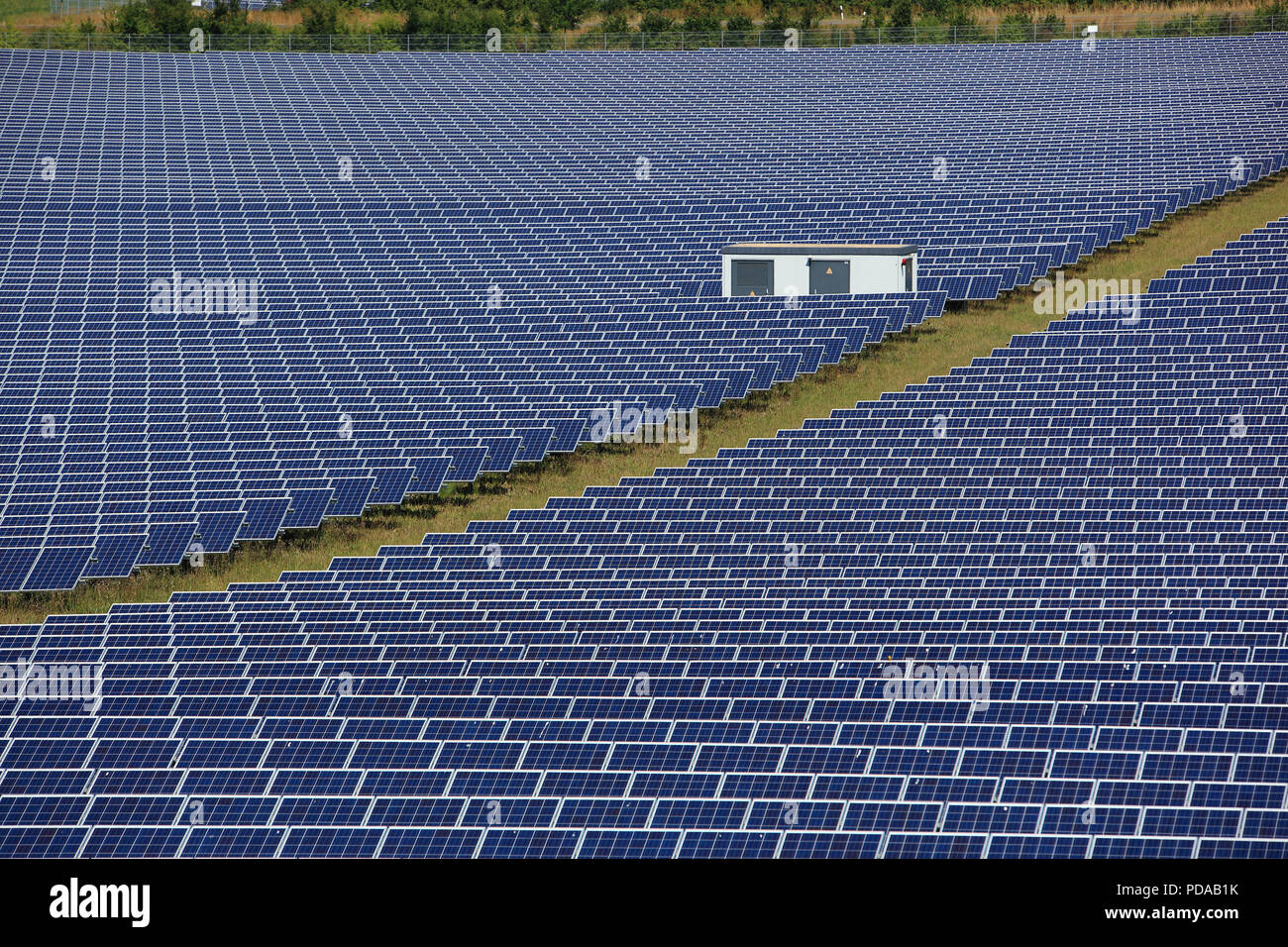 photovoltaic power station, a solar park Stock Photo - Alamy