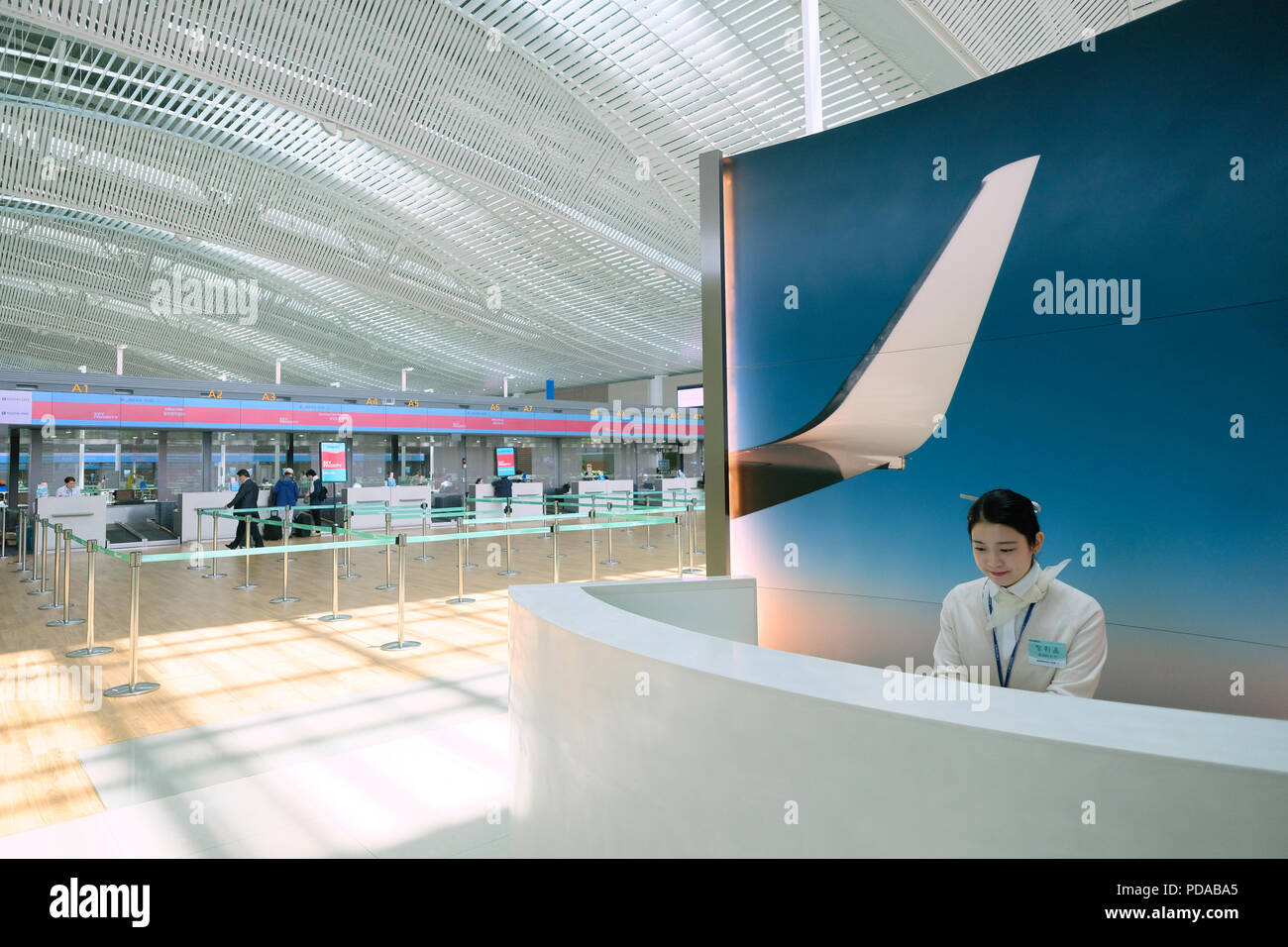 The new passenger terminal 2 at Incheon International Airport sometimes ...