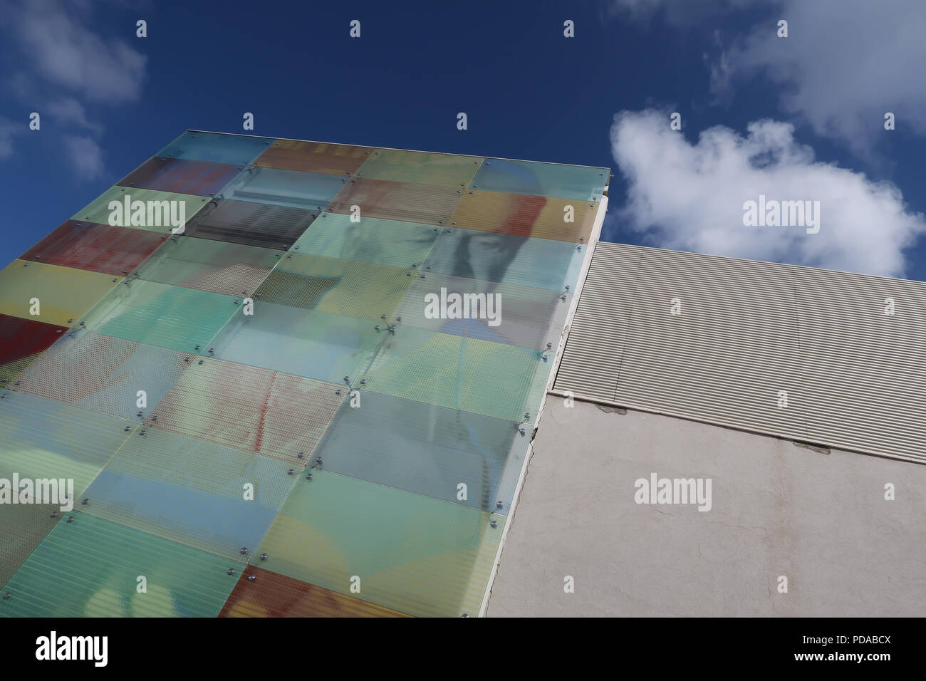 Coloured glass panels hi-res stock photography and images - Alamy