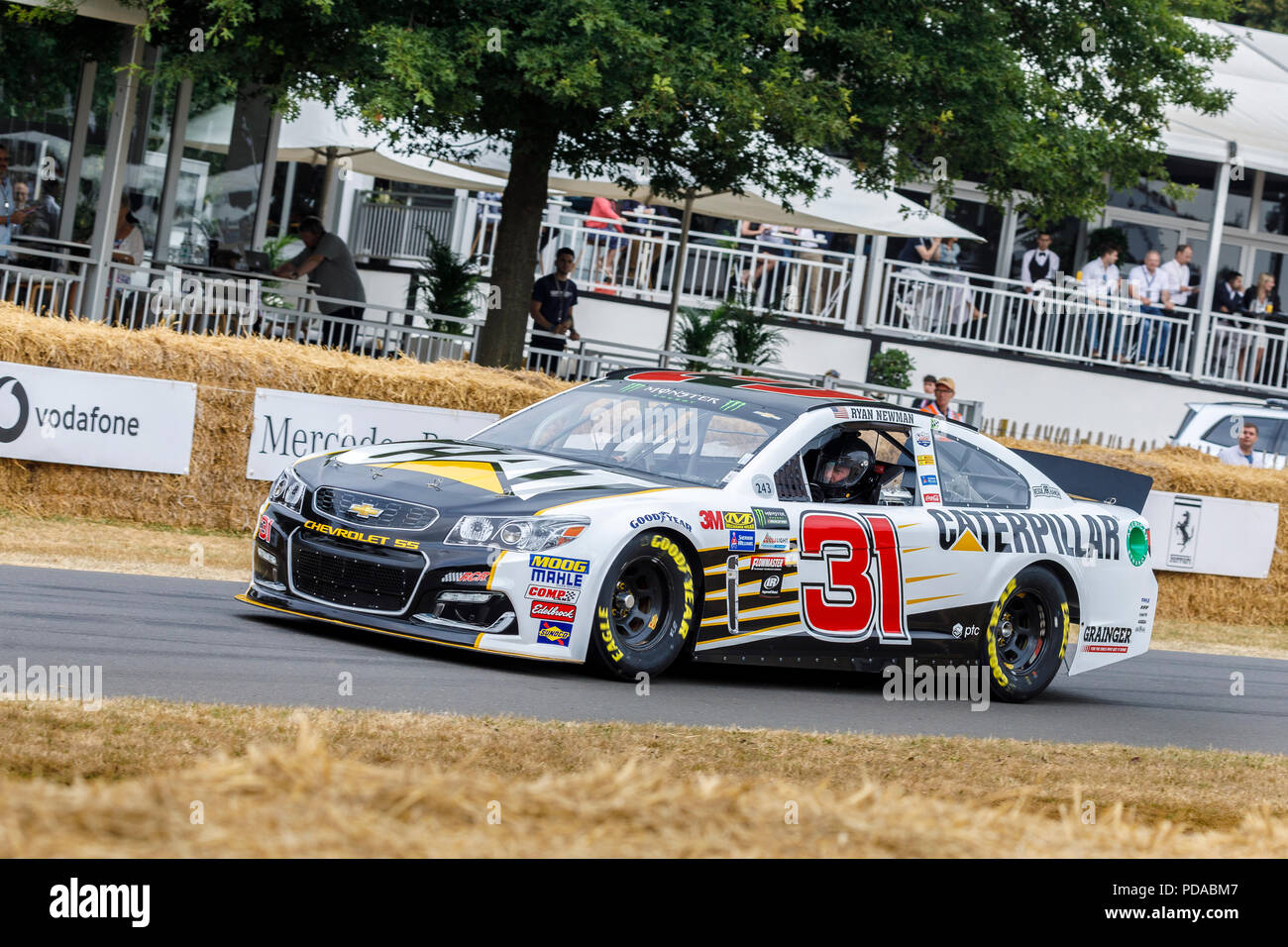 2016 Caterpillar Chevrolet SS NASCAR entrant with driver Andy Petree at ...