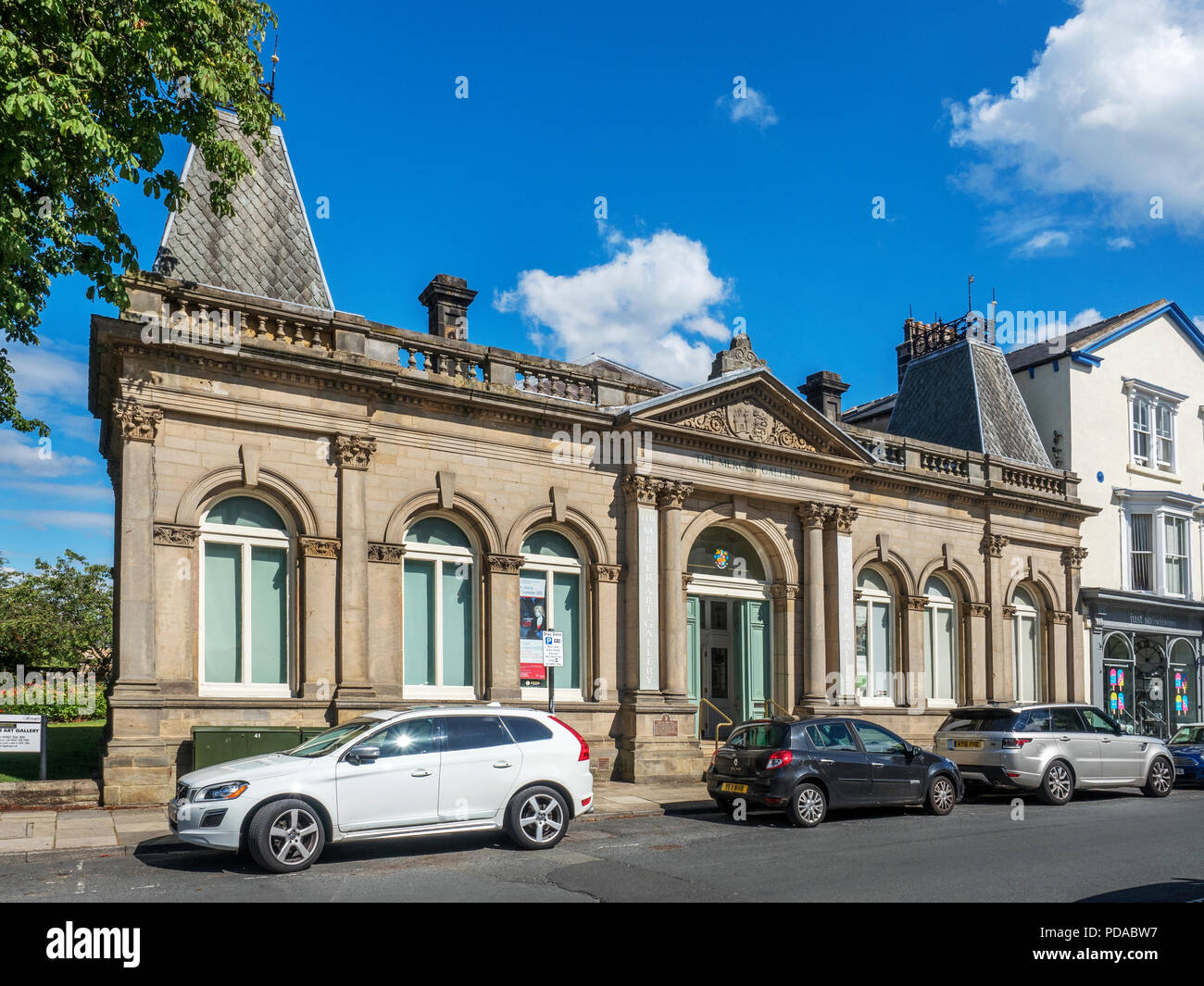 The Mercer Art Gallery former Town Hall building in Summer Harrogate ...
