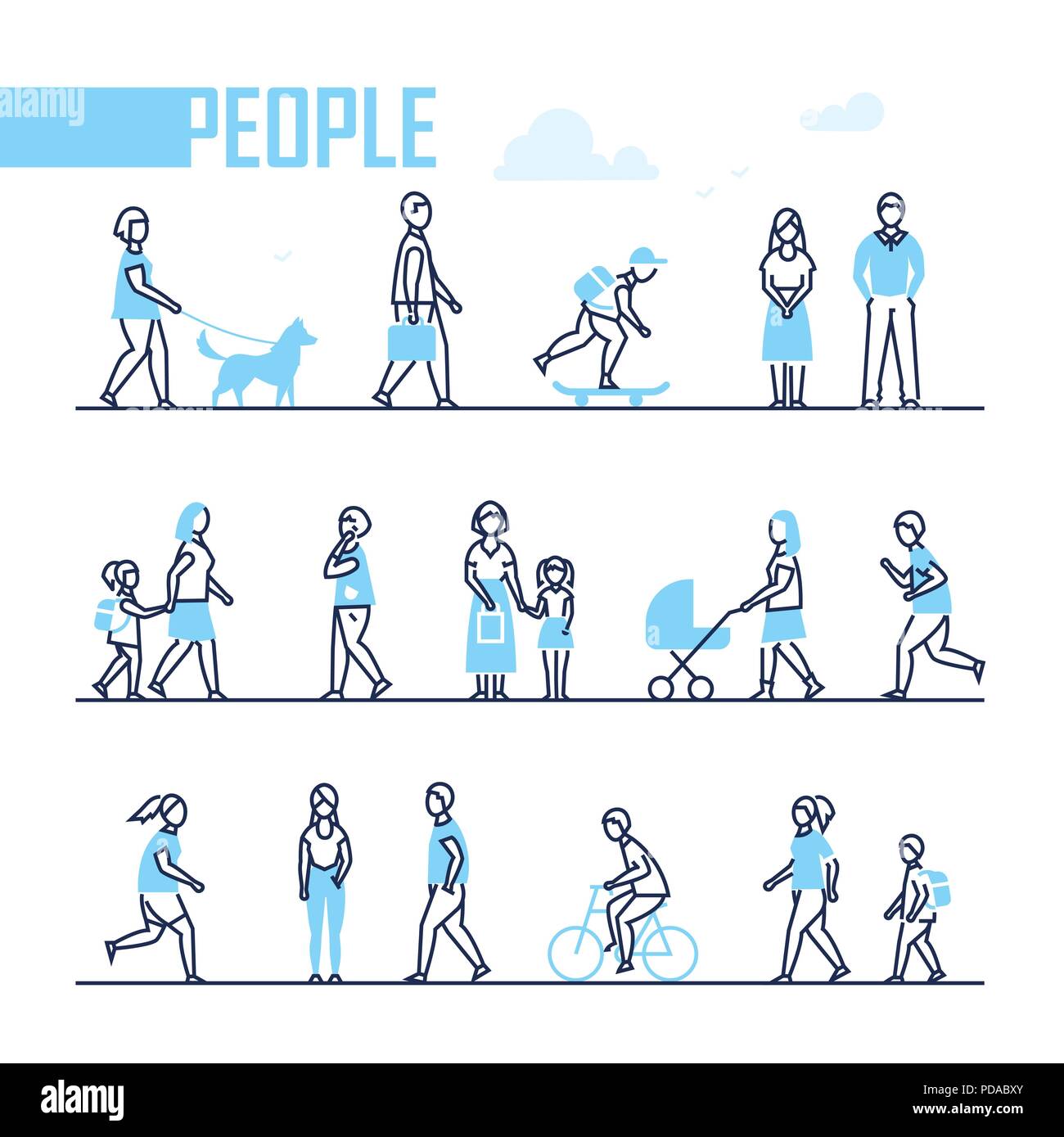 Design of characters hi-res stock photography and images - Alamy