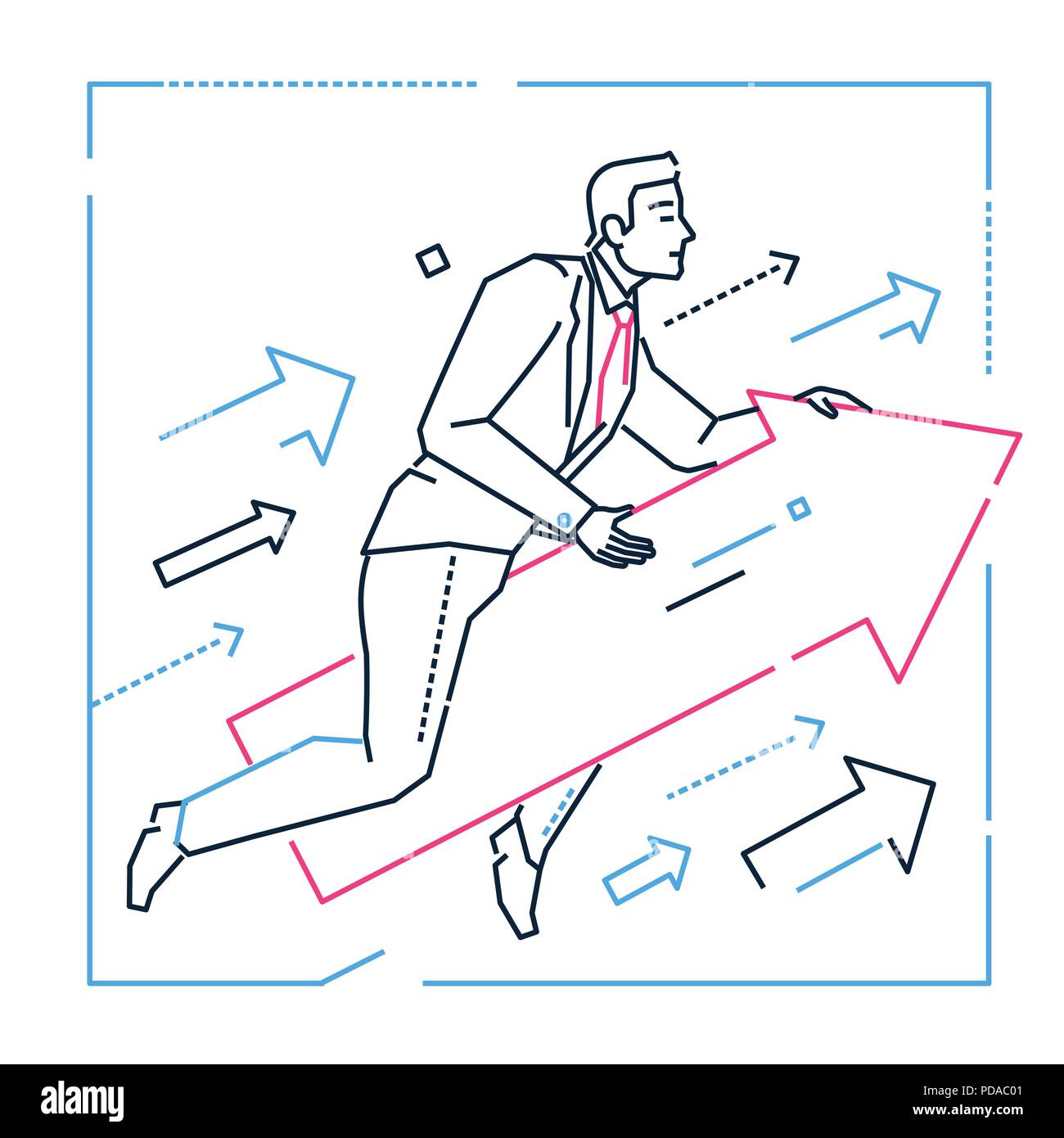 Target setting Stock Vector Images - Alamy