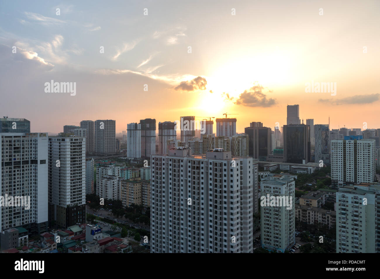 Hanoi cityscape and buildings hi-res stock photography and images - Alamy