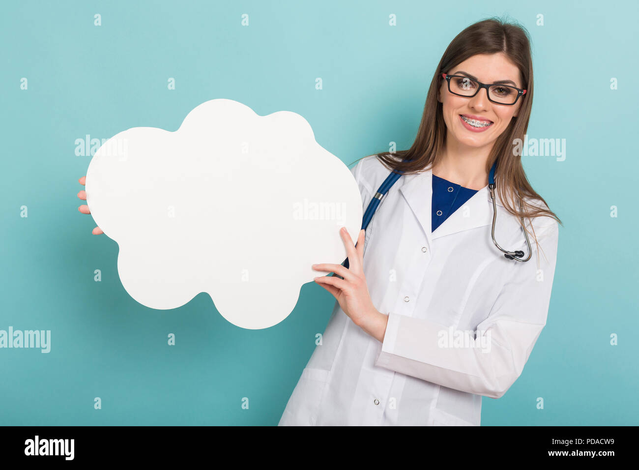 Doctor professional bubble speech hi-res stock photography and images ...