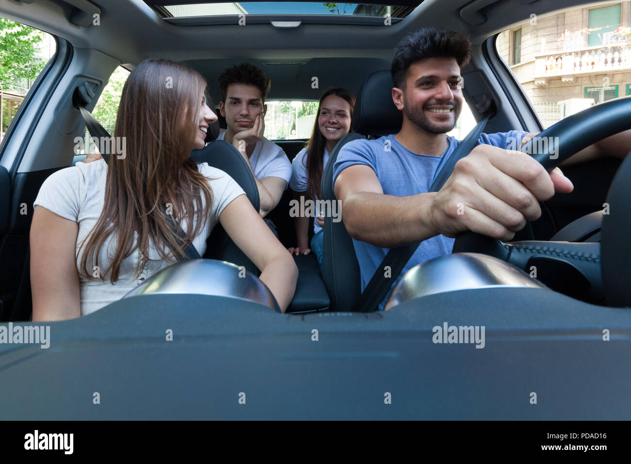 Car sharing students hi-res stock photography and images - Alamy