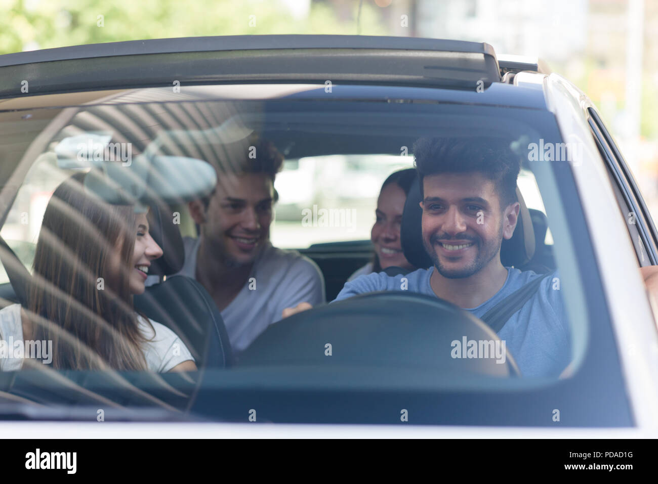 Car sharing students hi-res stock photography and images - Alamy