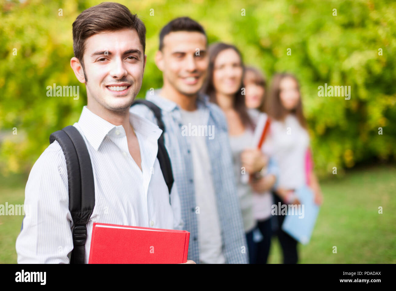 Group students friendly study hi-res stock photography and images - Alamy