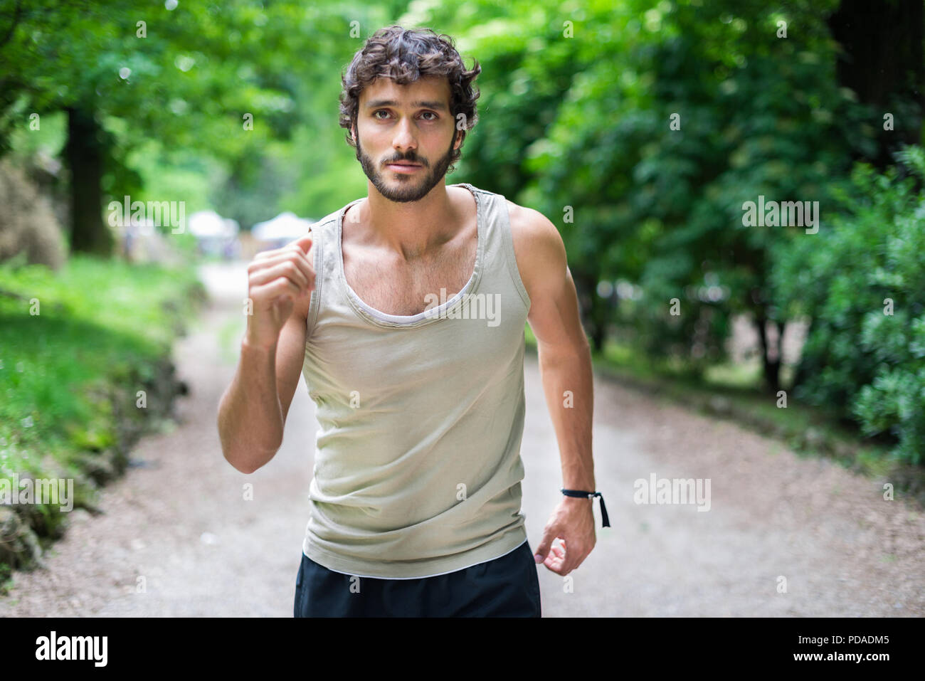 Man running outdoor Stock Photo - Alamy