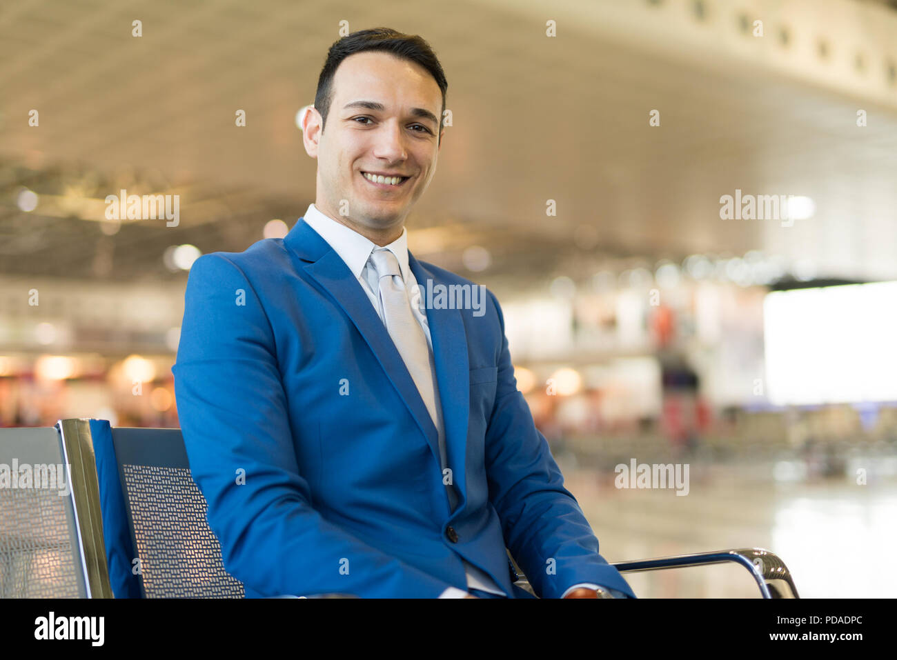 Portrait of a smiling businessman Stock Photo - Alamy