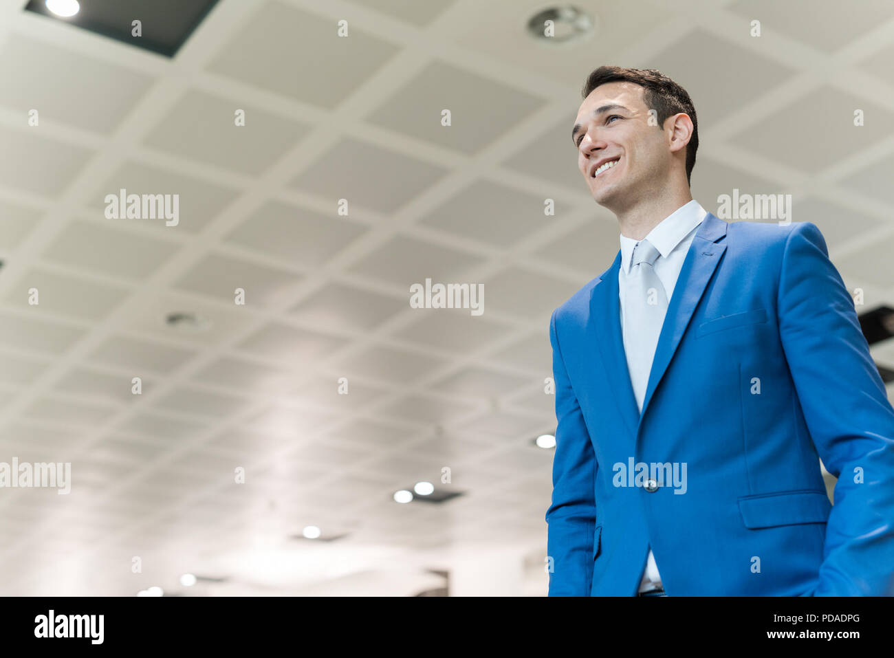 Portrait of a smiling businessman Stock Photo - Alamy