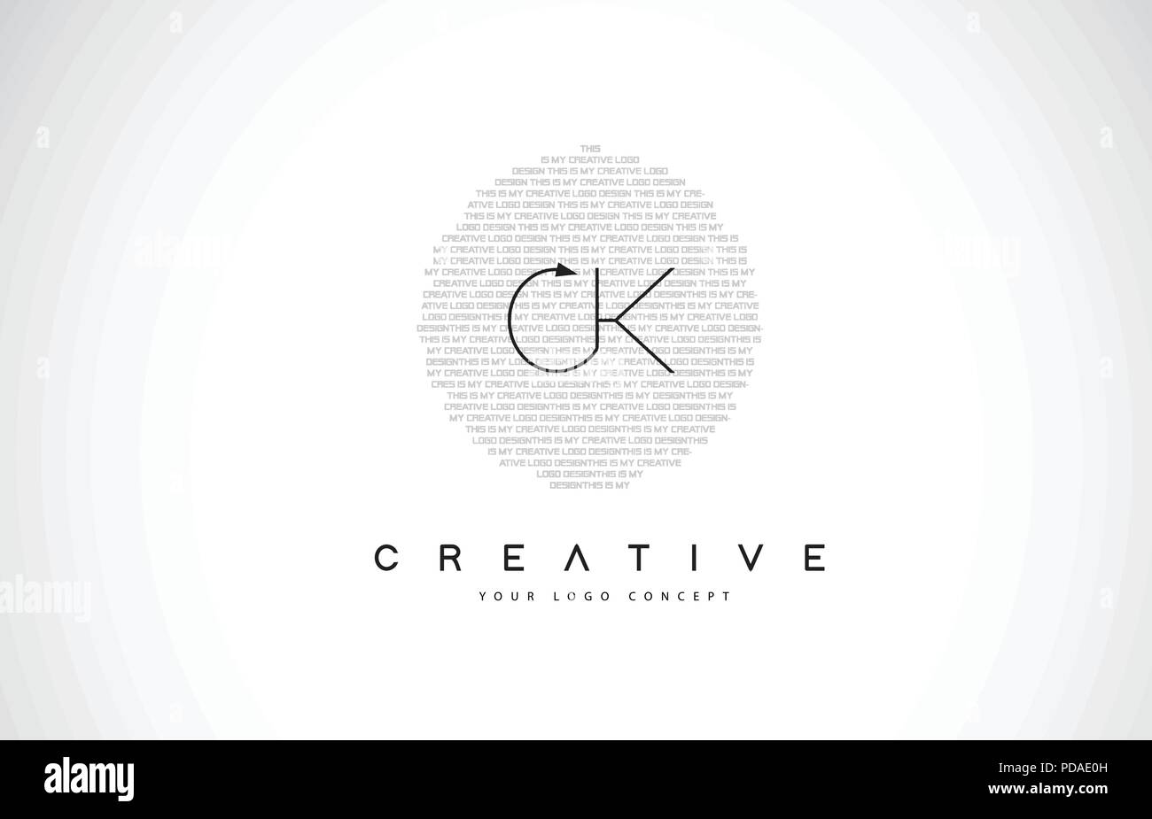 Letter Logo Design with Creative Look and Beautiful Modern Design ...