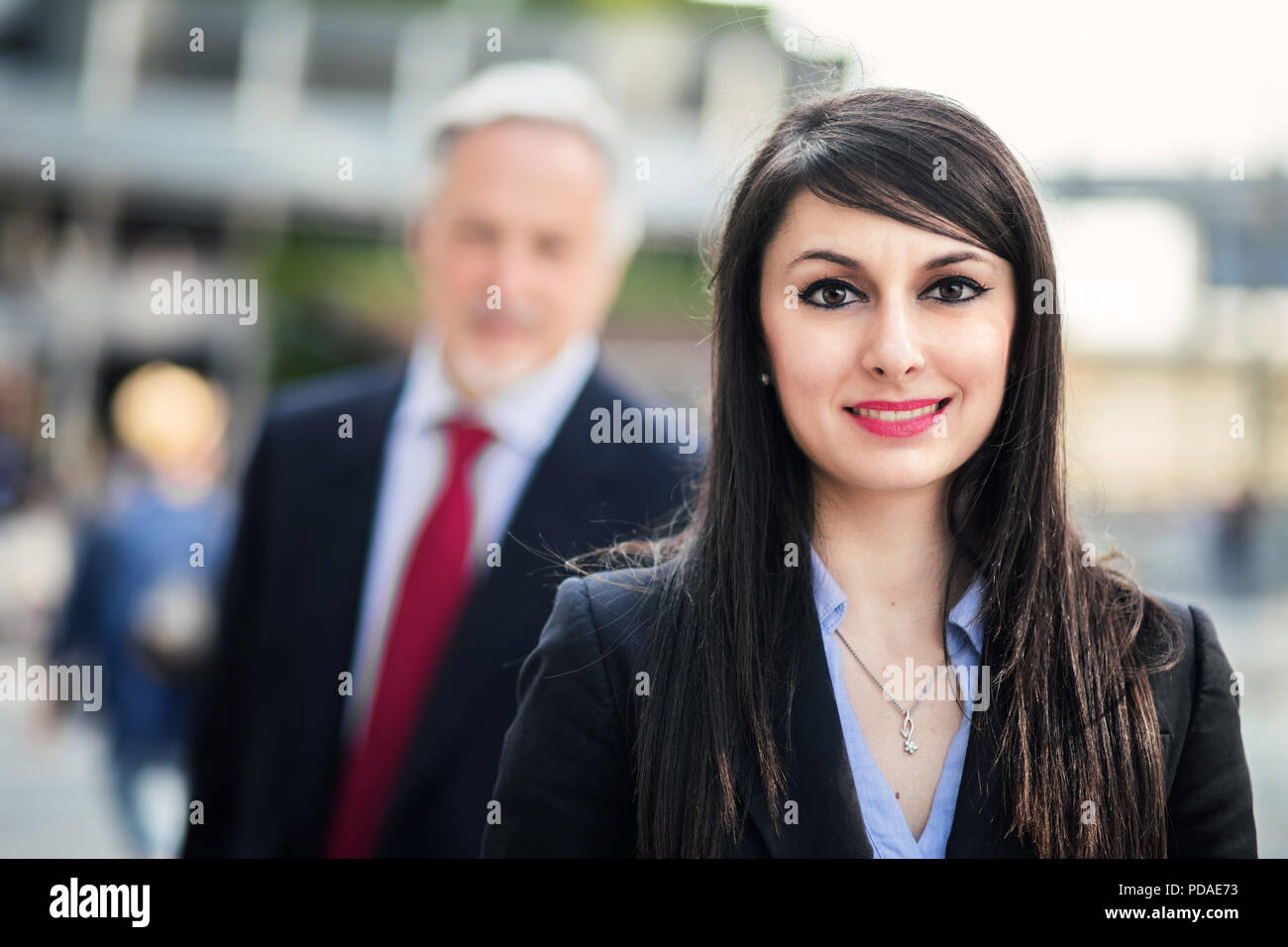 Business partners outdoor Stock Photo - Alamy