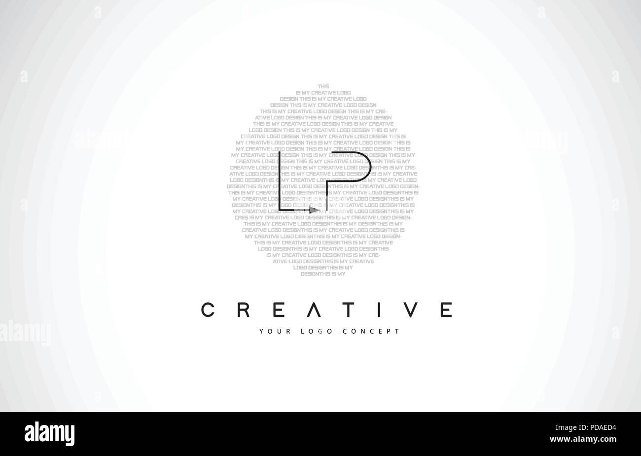 Letter Logo Design with Creative Look and Beautiful Modern Design ...