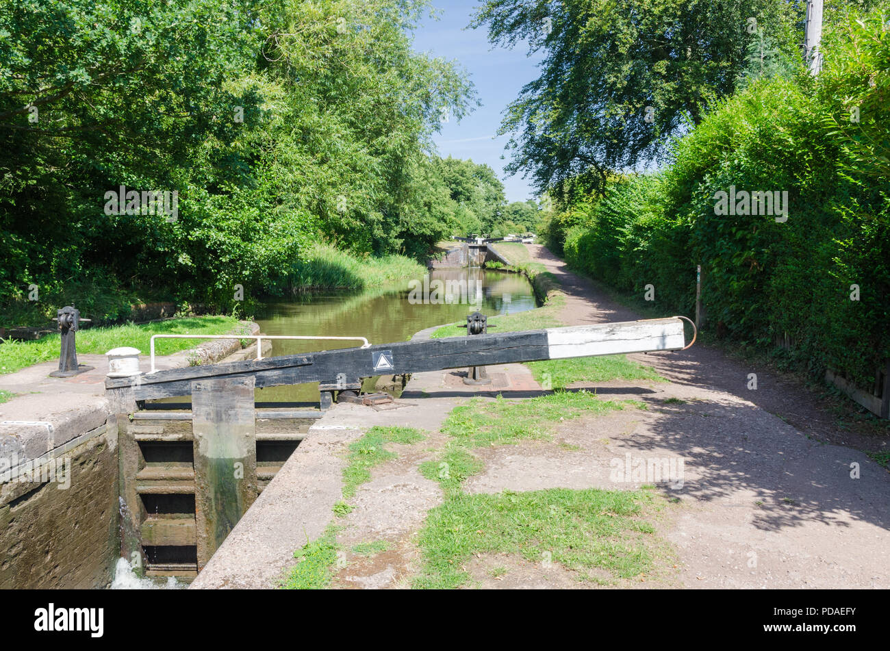 Tardebigge lock flight hi-res stock photography and images - Alamy
