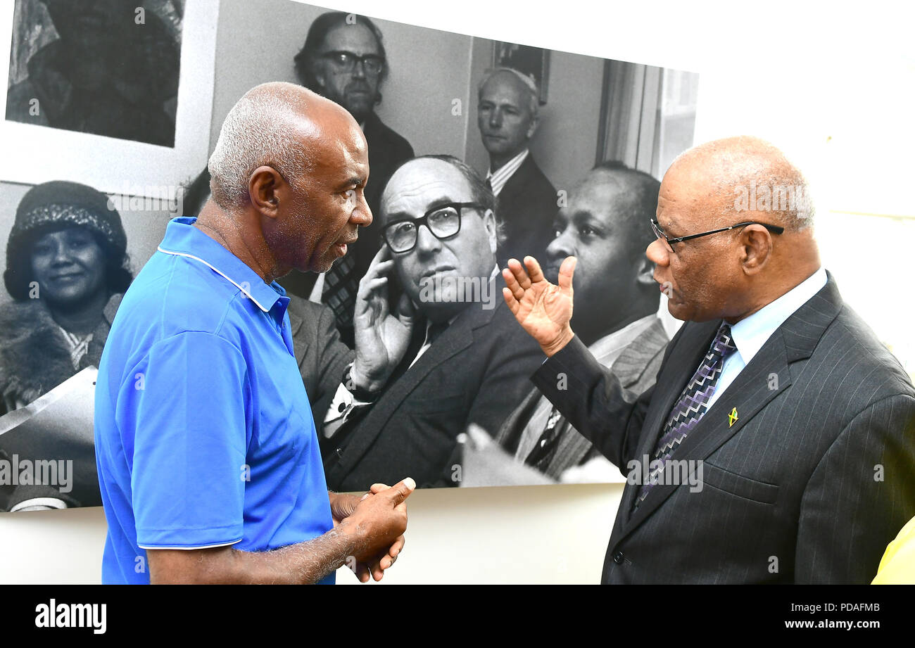 Neil Kenlock with His Excellency Mr Seth George Ramocan at Expectations ...