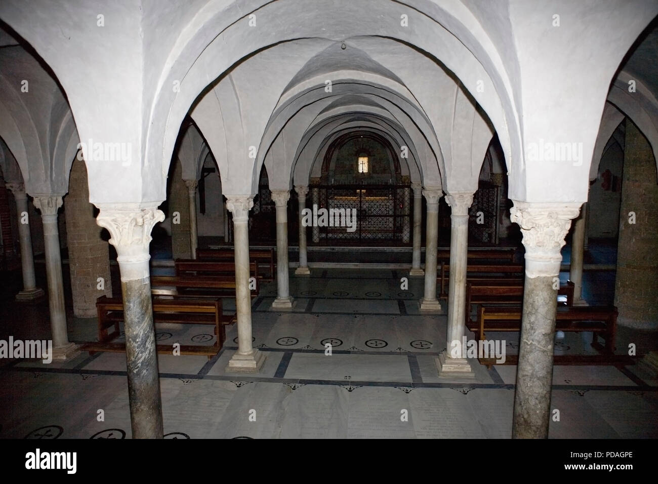The crypt of San Miniato al Monte, Florence, Tuscany, Italy Stock Photo ...