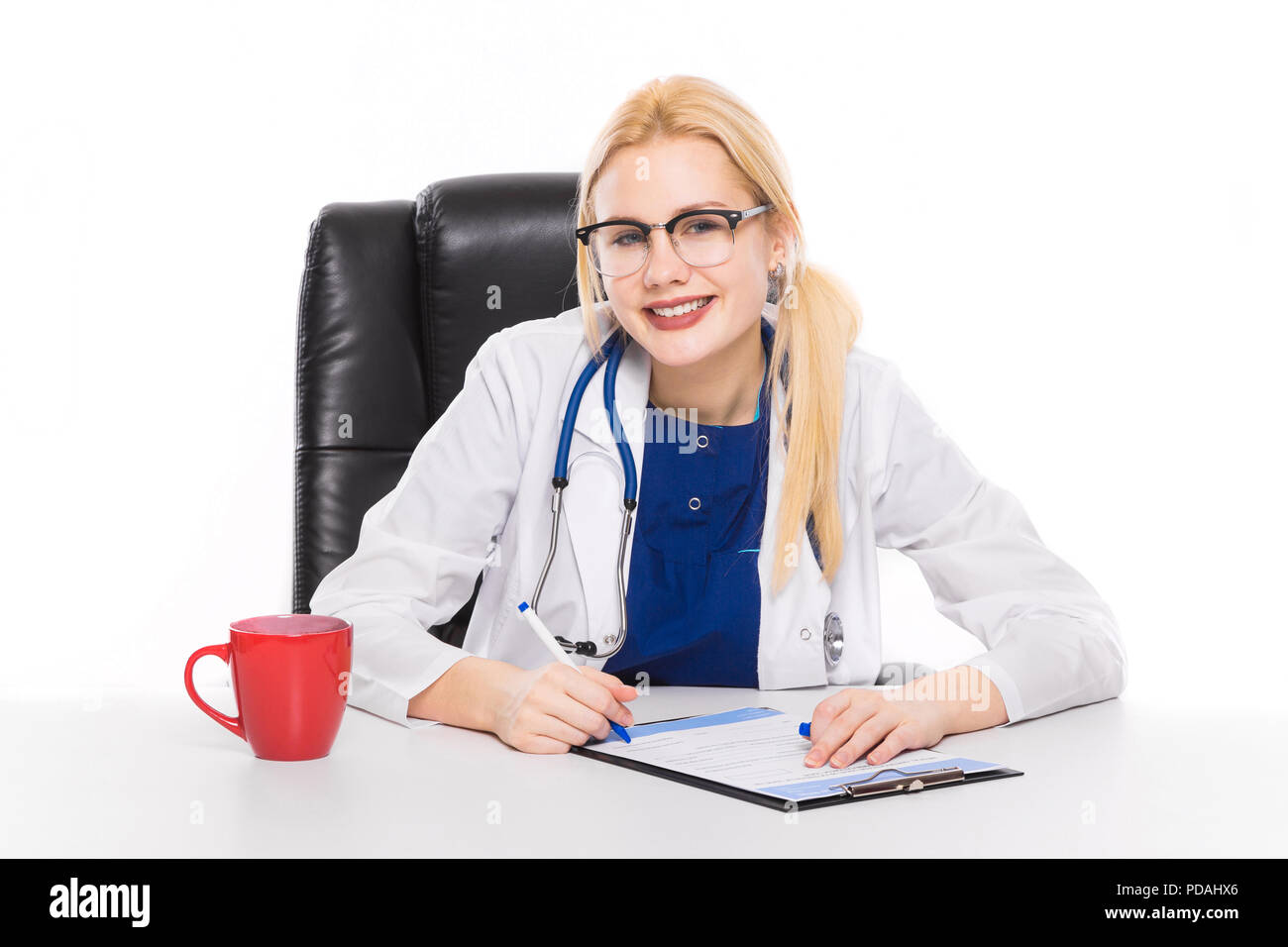 Female medical intern table hi-res stock photography and images - Alamy