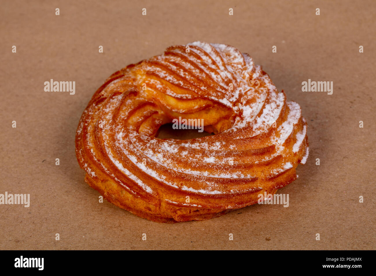 Cottage cheese ring with shugar powder Stock Photo - Alamy