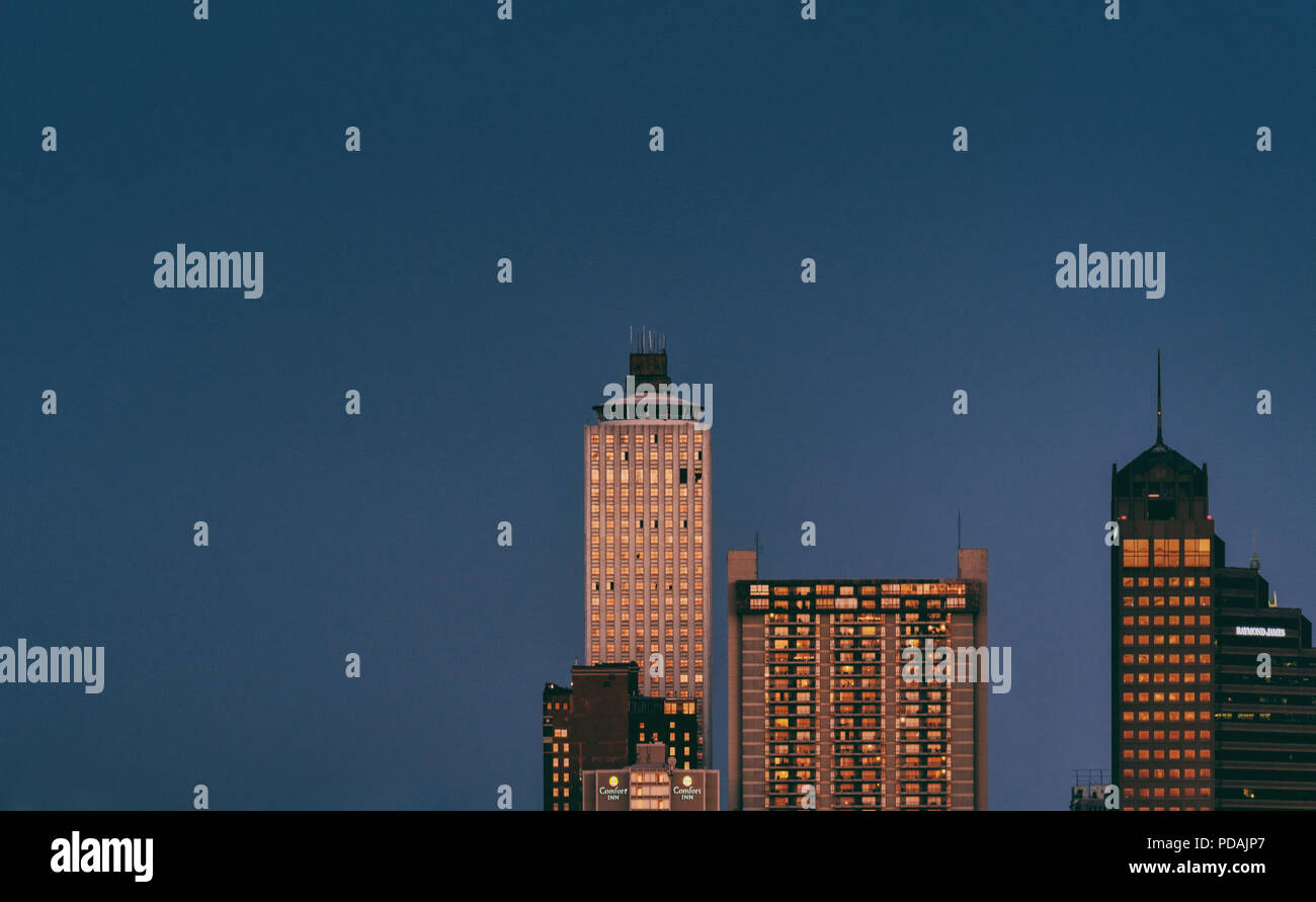 Downtown memphis sunset hi-res stock photography and images - Alamy