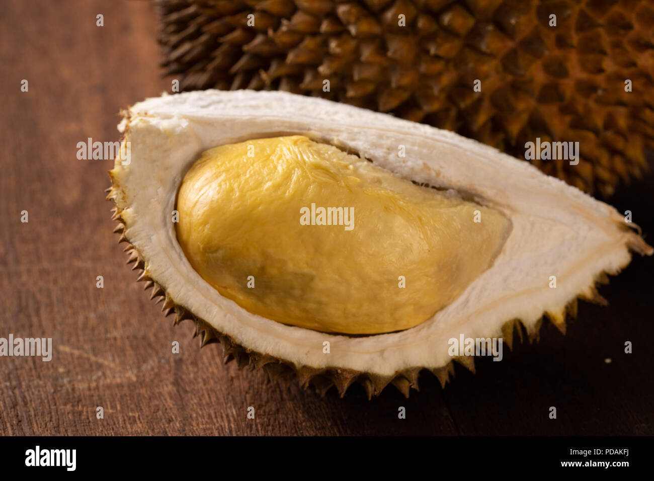 musang king tropical durian Stock Photo - Alamy