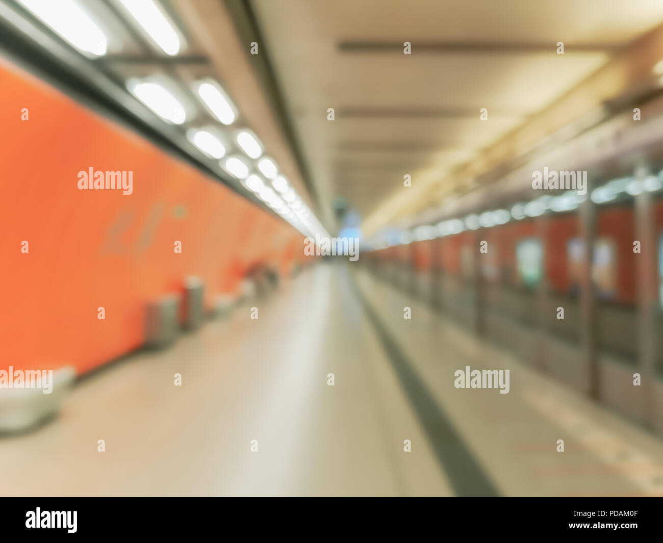 Blur image of people on the subway, hong kong Stock Photo - Alamy