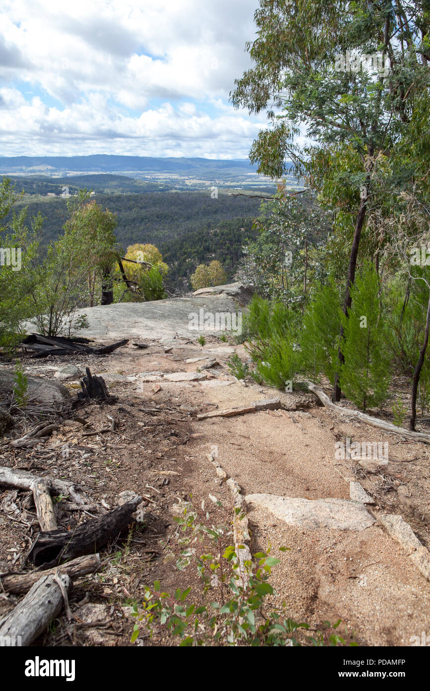 Views of Mount Pilot Park near Beechworth, Victoria, Australia Stock ...
