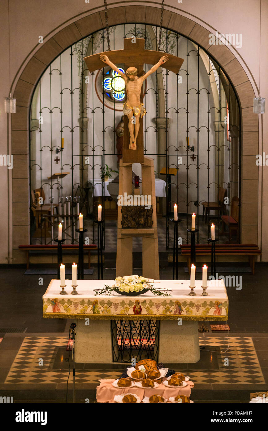 Altar Church Jesus Cathedral Cross Catholic High Resolution Stock ...