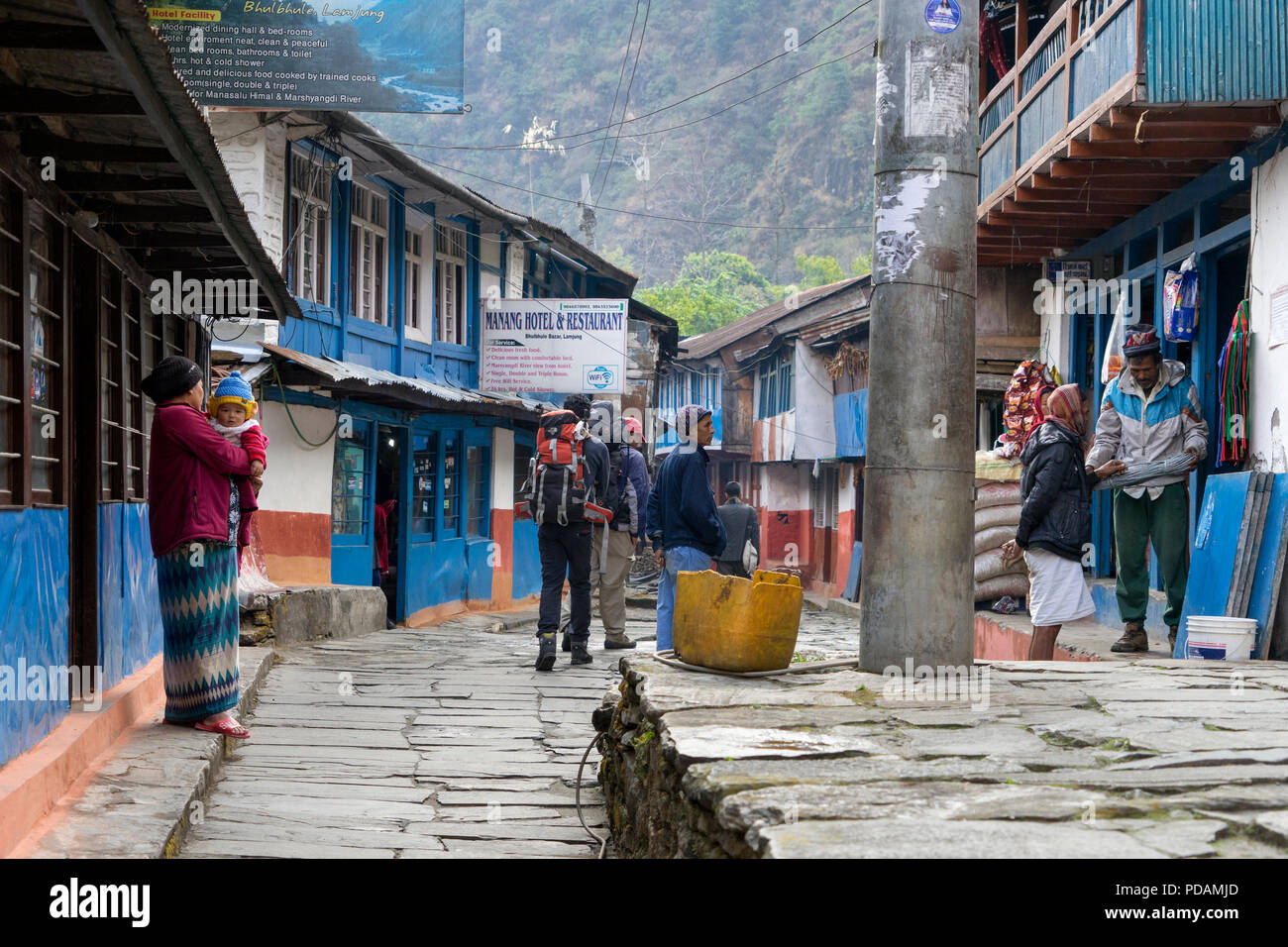 Nepali local village hi-res stock photography and images - Alamy